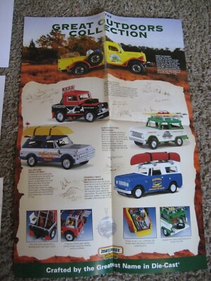 MATCHBOX Collectibles ~ Brochure/Mail Order Flyer, GREAT OUTDOORS ...