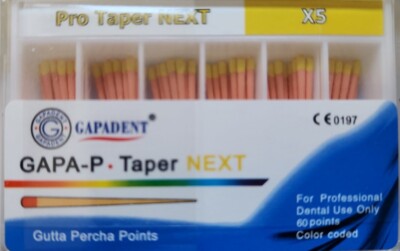 Gapadent X5 Pro Taper Next Gutta Percha Points Dental Root Canal Endo ...