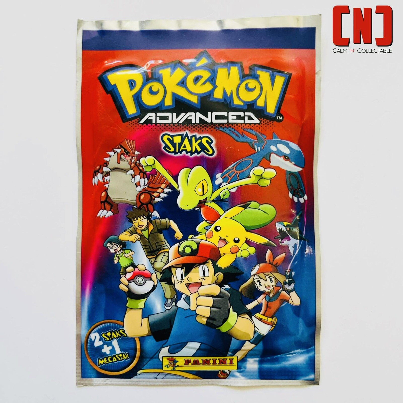 Pokemon Advanced Staks Packs X5 Vintage RARE Booster Panini Pikachu for ...