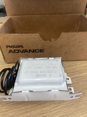 NEW - PHILIPS ADVANCE LC49C F8T5 FLUORESCENT PREHEAT BALLAST 120V | eBay