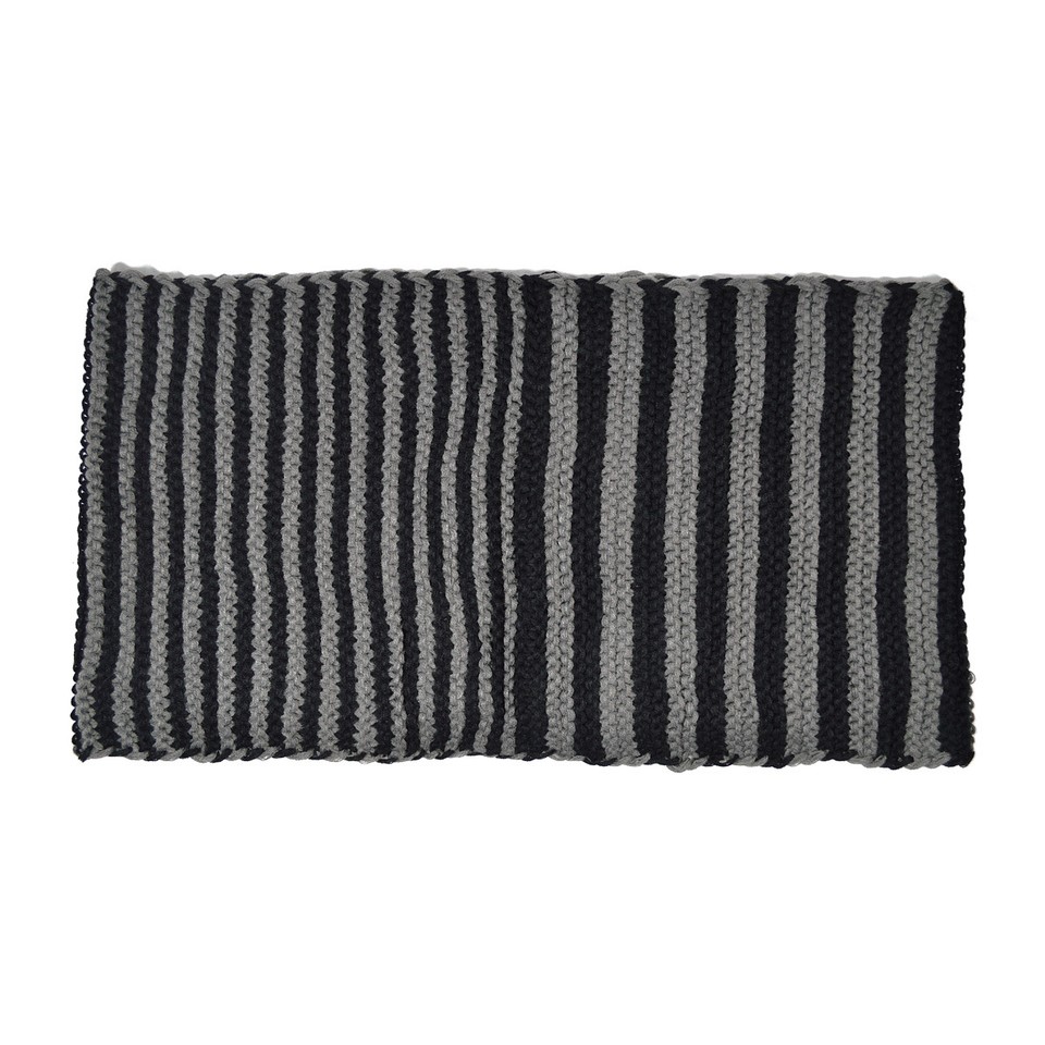Premium Winter Classic Striped Knit Infinity Loop Circle Scarf - Diff ...