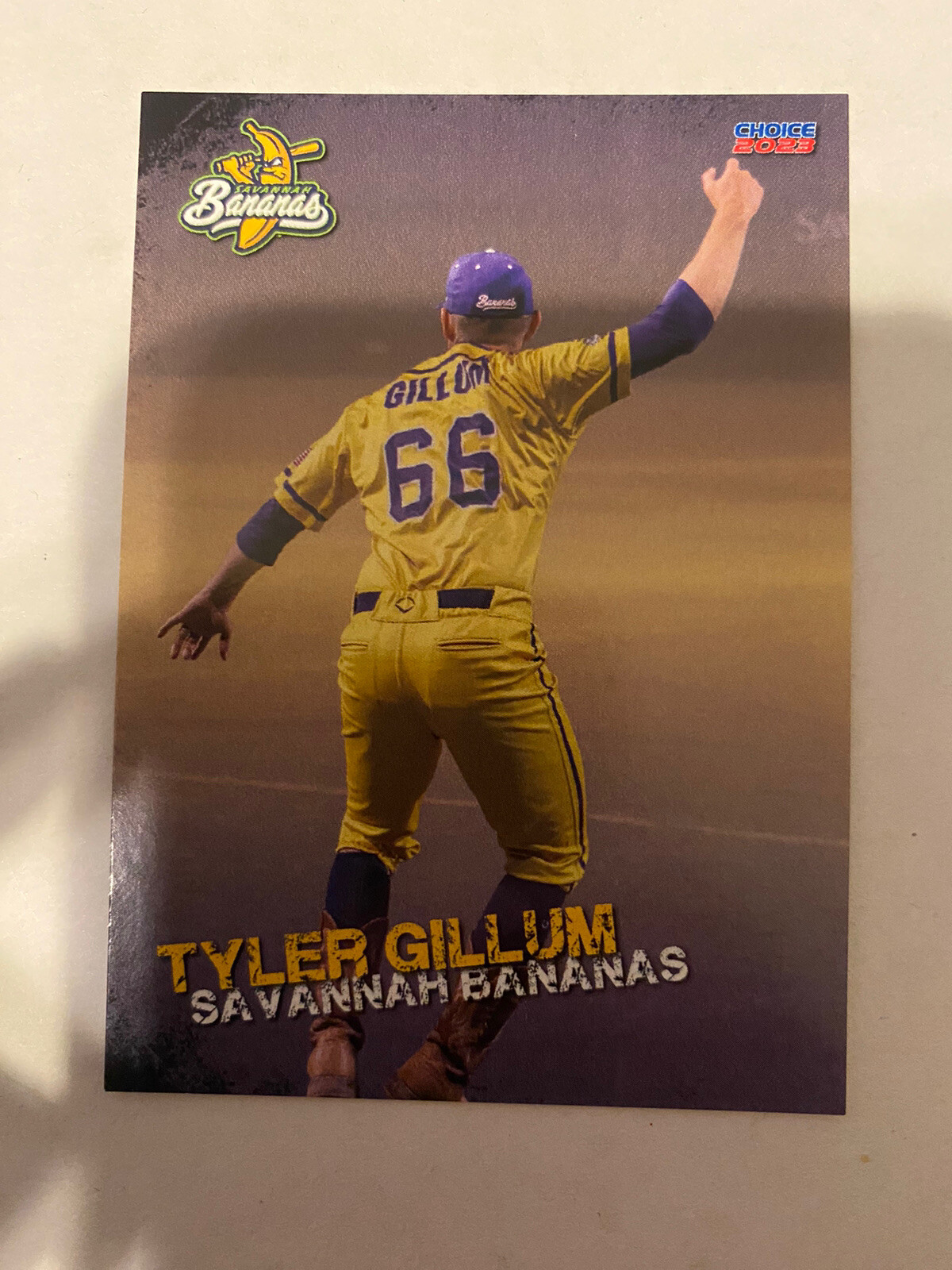 Savannah Bananas 2023 - Tyler Gillum card | eBay