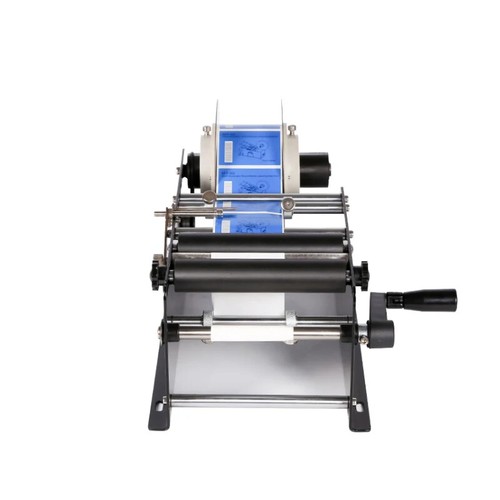 New Arrival Label Sticking Machine for Round Bottle, Manual Labeling ...