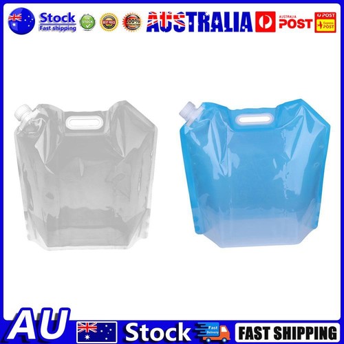 AU 10L Folding Drinking Water Carrier Bag for Outdoor Camping Hiking ...