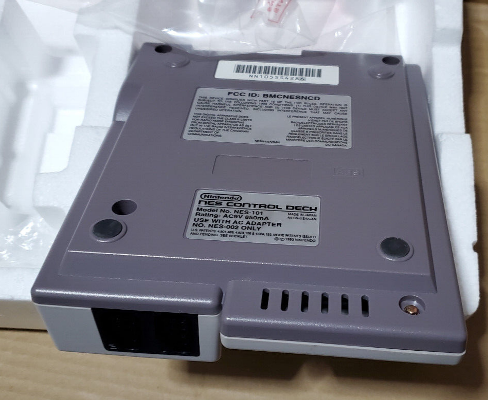 Nintendo NES-101 Top Loader Control Deck Console New Open Box Matching ...