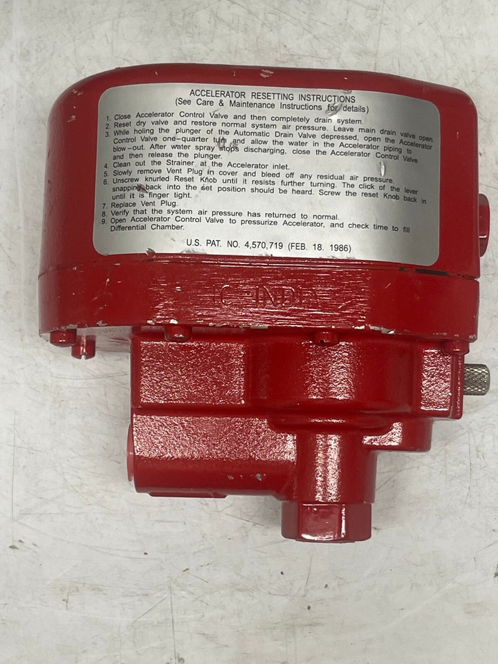 New Grinnell Fire Protection 523111001 Dry Pipe Valve Accelerator ACC-1 ...