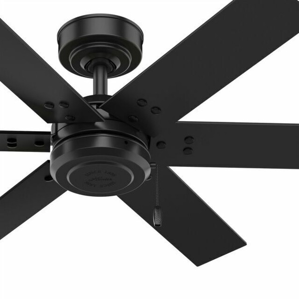Hunter 51168 44” Ceiling Fan With Pull Chains - Matte Black for sale ...