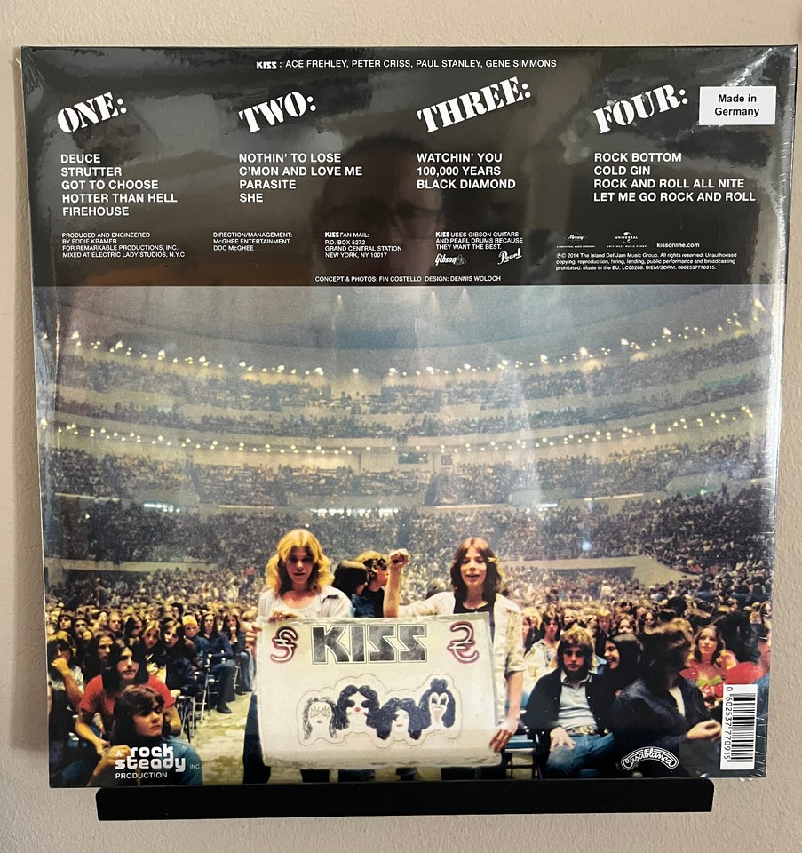 KISS - Alive! Double Vinyl LP New Sealed 2014 German Logo | eBay