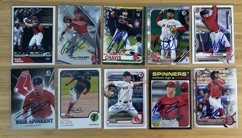 Boston Red Sox Signed Auto 20 Card Lot Blaze Jordan | eBay