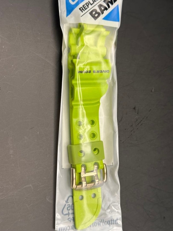 CASIO G-SHOCK FROGMAN Green Frog Color Bezel Band Set Rare Genuine ...