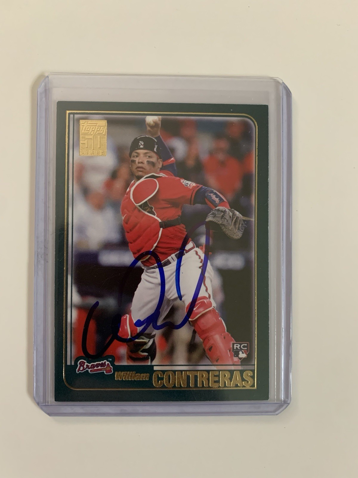 William Contreras Signed Autographed 2021 Topps 50 Years RC #231 ...
