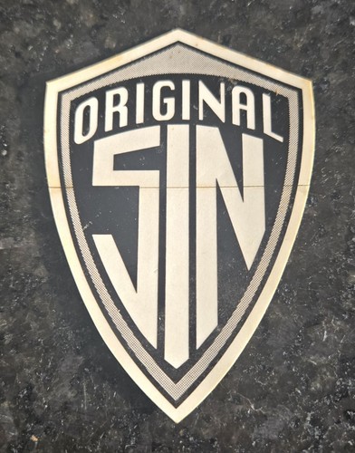 New Origional SIN Snowboarding Sticker 90s Vintage Decal | eBay
