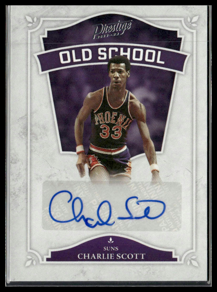 Charlie Scott 2022 Chronicles #OSA-CSS Old School Autographs Price ...