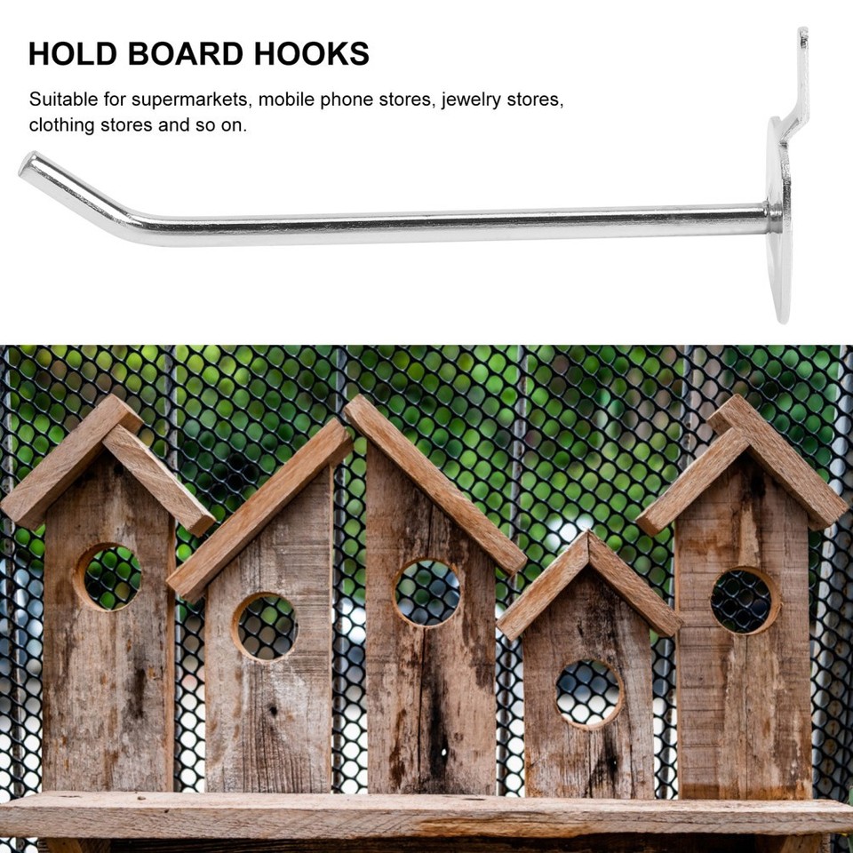 40 Pcs Hole Board Storage Hangers Wall Storage Racks Peg Board ...
