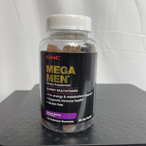 GNC Mega Men Gummy Multivitamin | Supports Energy, 120 Count (Pack of 1 ...