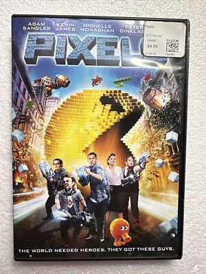 Pixels (DVD, 2015) Free Shipping 43396446755 | eBay