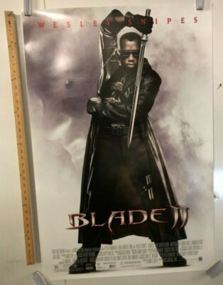 "Blade 2" Original Movie Theater Promo Poster 2002 Wesley Snipes ...