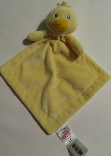Nutmeg - yellow duck chick Lovey Security Blanket Comforter Toy (RARE ...