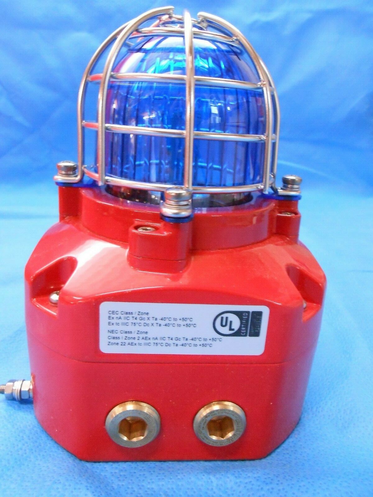 E2S D2xB1LD2 - D2xB1LD2DC0234MB1A1R/B LED 24VDC explosion proof blue ...