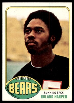 1976 Topps Roland Harper Football Card Chicago Bears #229 | eBay