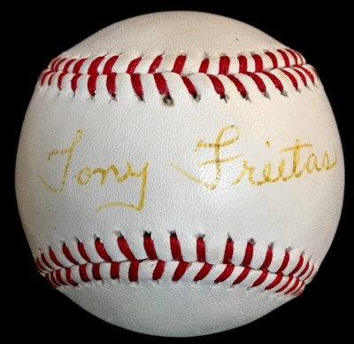 RARE Tony Freitas died 1994 PSA/DNA Signed Authentic Autographed ...