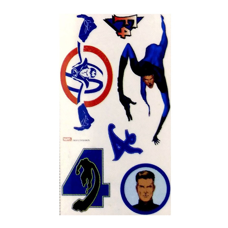 MARVEL FANTASTIC FOUR 20+ Room Decor Removable Wall Stickers Stick Ups ...