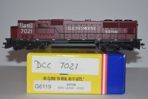 HO Scale Athearn Genesis EMD Lease SD70M DCC Diesel Locomotive 7021 J41049 | eBay