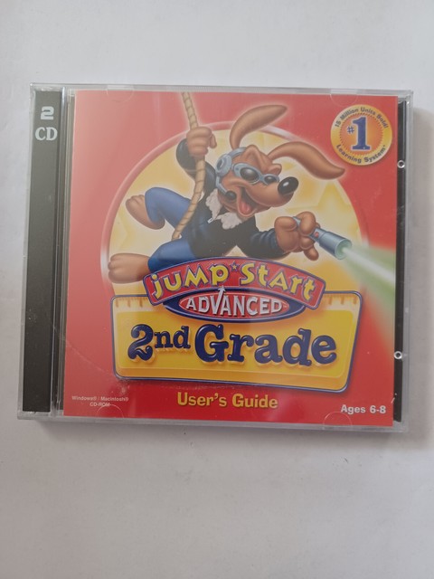 Jump Start Advanced 2nd Grade Windows Mac PC Cd-rom 2002 Knowledge ...