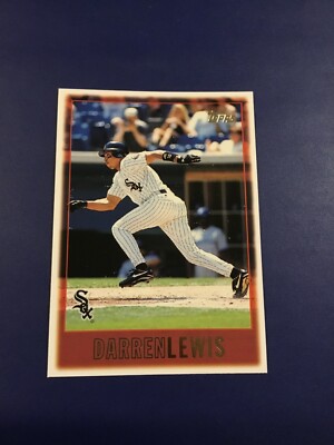 1997 Topps # 292 DARREN LEWIS Chicago White Sox Great Card ! | eBay