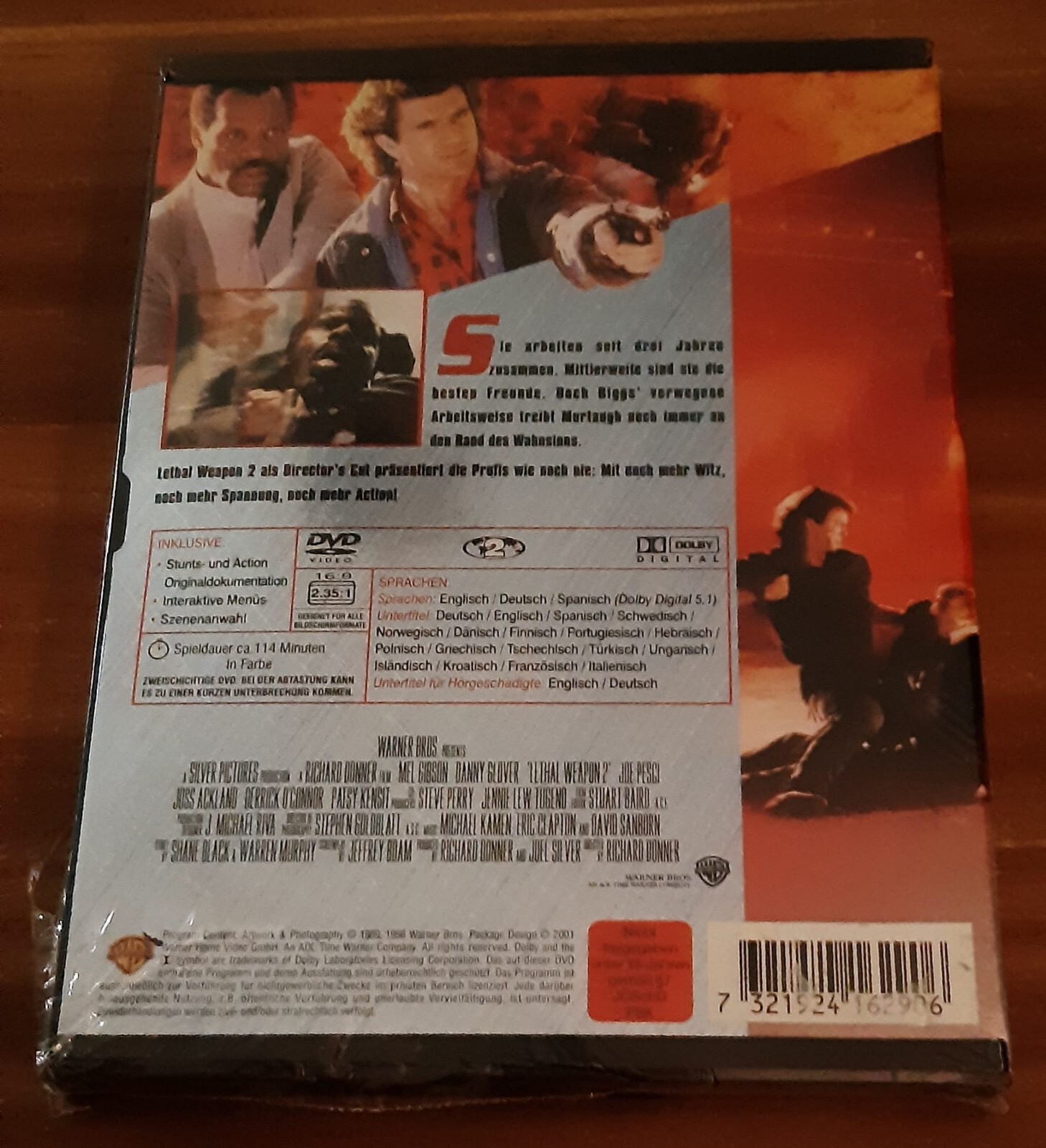 Lethal Weapon 2-Brennpunkt L.A. (DVD-Snapper Case-Z5-Erstauflag~FSK-18 ...