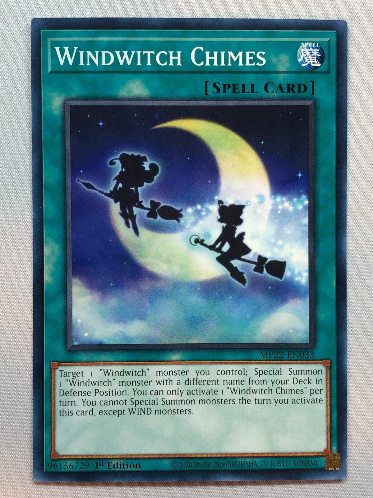 Yugioh 2022 Tin of the Pharaoh's Gods Windwitch Chimes MP22-EN033 | eBay