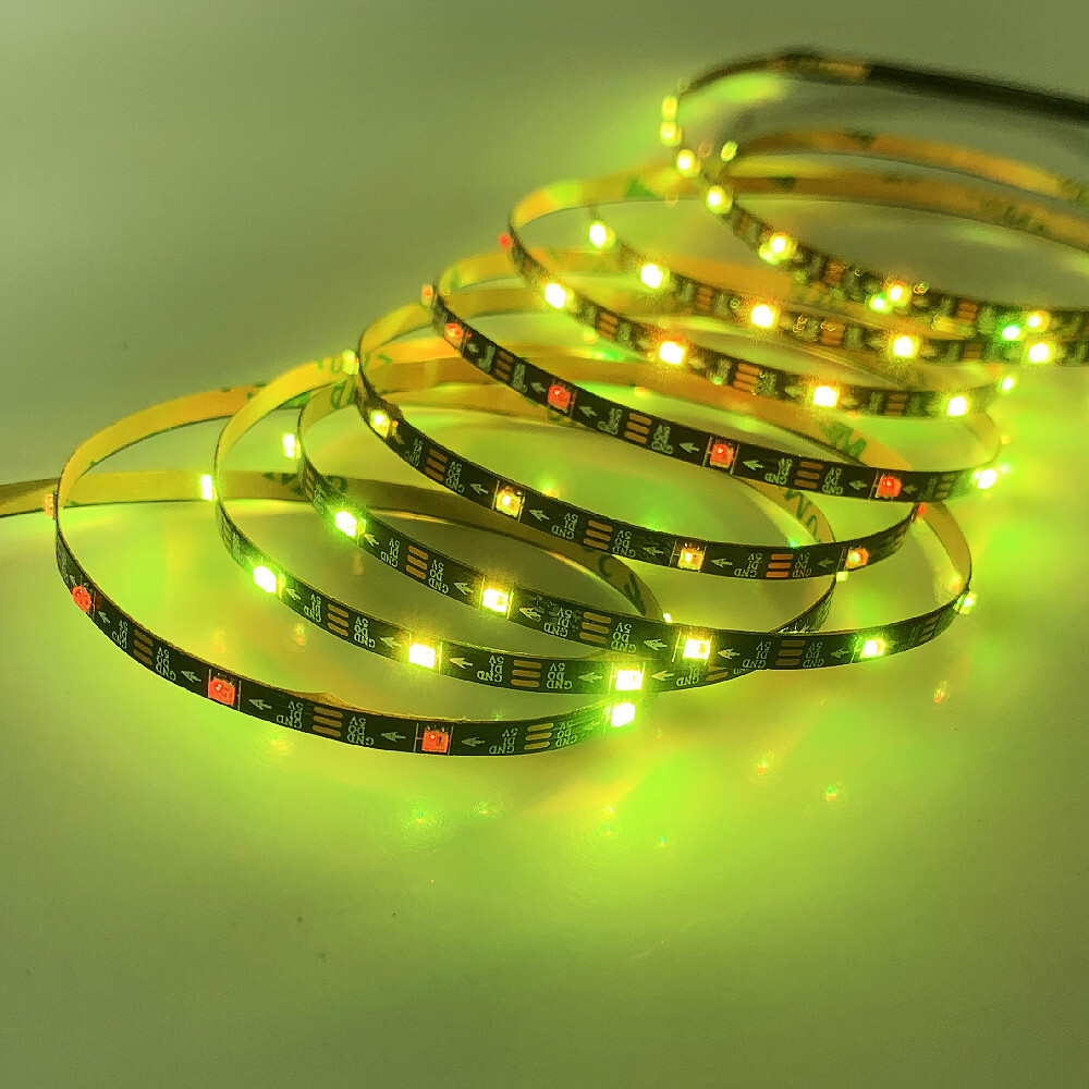 RGBIC SK6812 IC 3/4/5mm pcb LED STRIP Light Addressable WS2812B Pixel ...