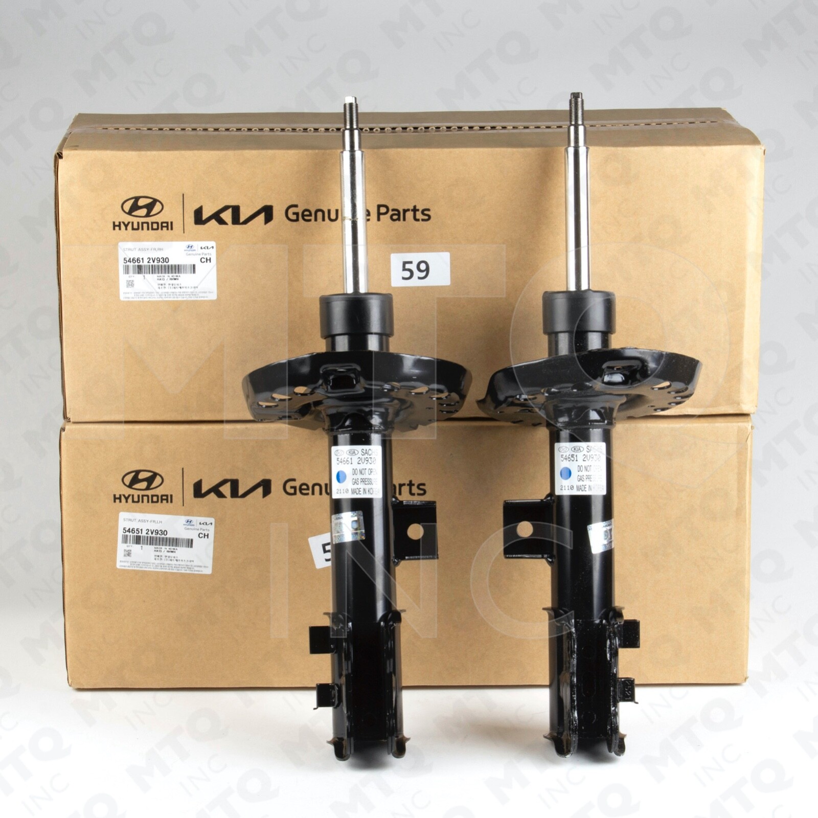 New Hyundai Strut Shock Front Set Left & Right Side 2012-17 Veloster ...