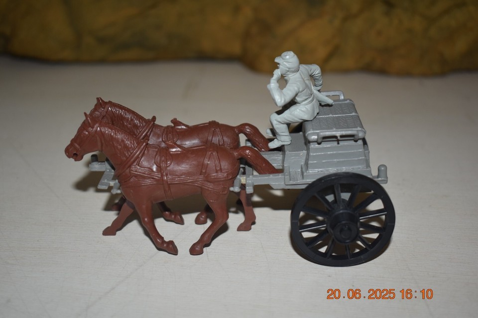 Vintage Marx Giant Blue & Gray Battle Set Playset Caisson With Gray ...