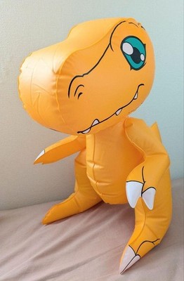 Digimon Adventure Agumon Inflatable Figure TV Magazine Promo Rare | eBay