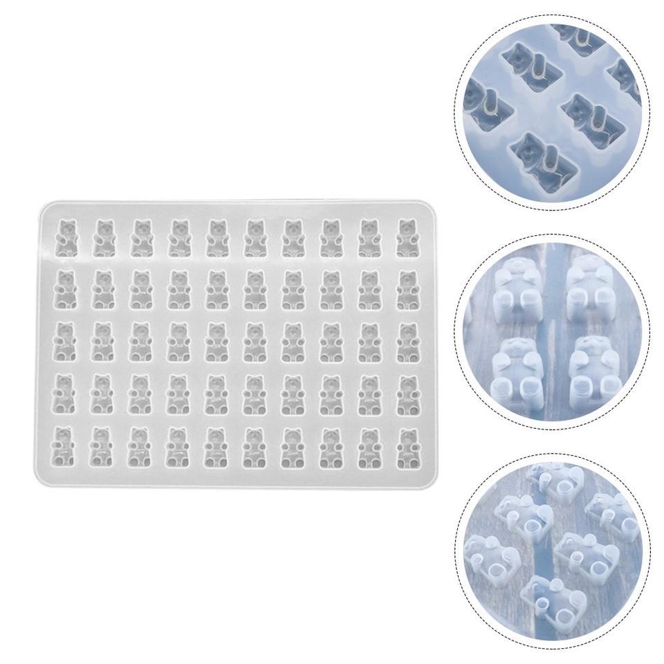 Professional Candy Mold Baby Shower Fondant Molds Bear Shaped Food Tray ...