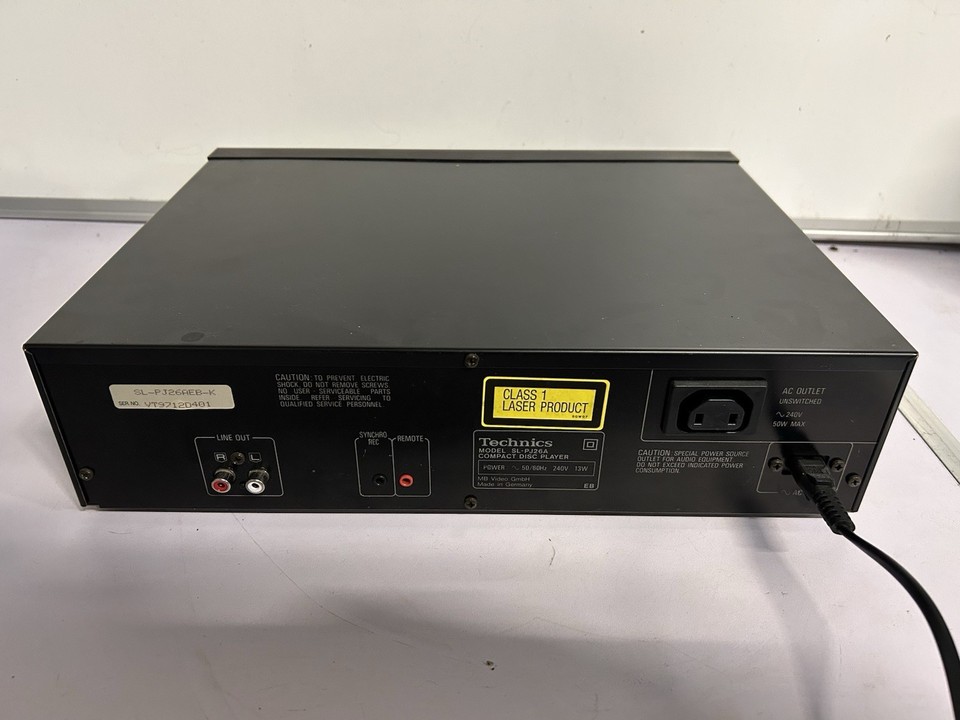 Technics SL-PJ26A Compact Disc CD Player Tested Working HiFi Stack ...