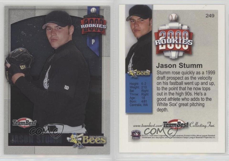 2000 Team Best Rookies Silver Foil Jason Stumm #249 0w8 | eBay