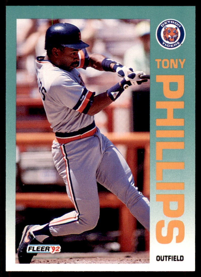 1992 Fleer Tony Phillips Baseball Cards #143 | eBay