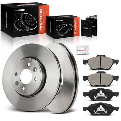 Brake Discs & Brake Pads Front for Renault Twingo II Wind 7701205086 ...