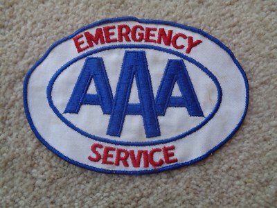 Triple A AAA Emergency Service Patch 4 1/2" X 6 1/4" - Original! NEW ...