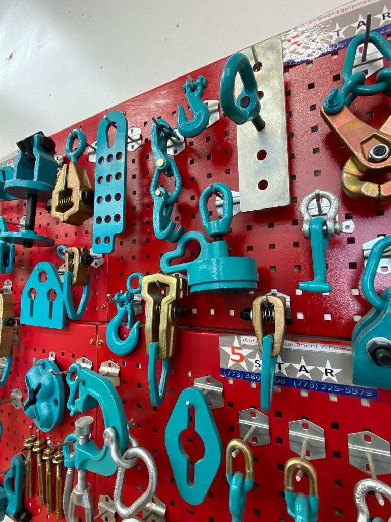 SET#91 - 53 PIECE HEAVY DUTY AUTO BODY FRAME MACHINE PULLING TOOLS ...