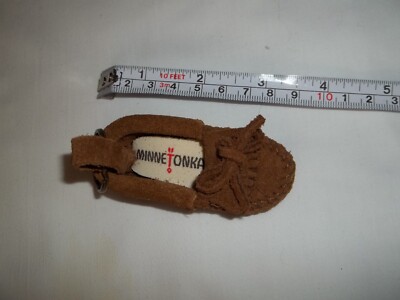 Mini Authentic Minnetonka Moccasin Key chain Leather | eBay