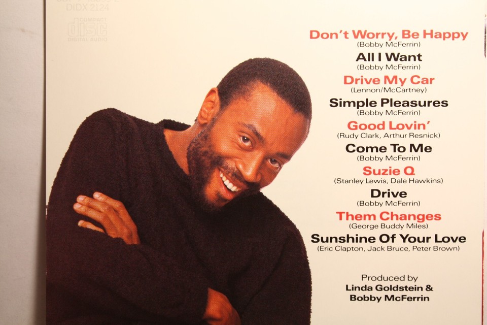BOBBY McFERRIN "SIMPLE PLEASURES" (CD 1988) Nice POP/VOCAL ~ VG Cond ...