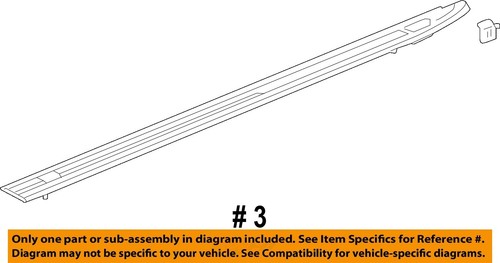 GM OEM 19-23 Sierra 1500 Pick Up Box Exterior Trim-Upper Molding ...