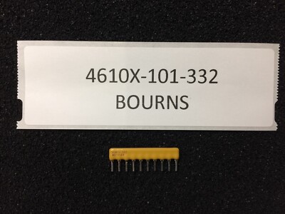 4610X-101-332 BOURNS 4610X101332 RES ARRAY 9 RES 3.3K OHM 10SIP 40 ...