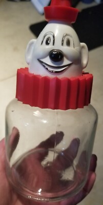 Bosco The Clown Vintage Glass Jar | eBay