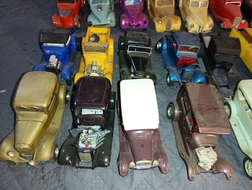 Massive PLASTIC Model Car Junkyard Lot MPC AMT Revell Monogram 70s-80s ...