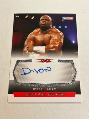 2008 TriStar TNA Brother Devon Cross The Line Auto SP | eBay