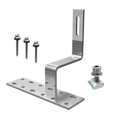 Solar Tile bracket Stainless Steel 2 screws and nut + bolt | eBay